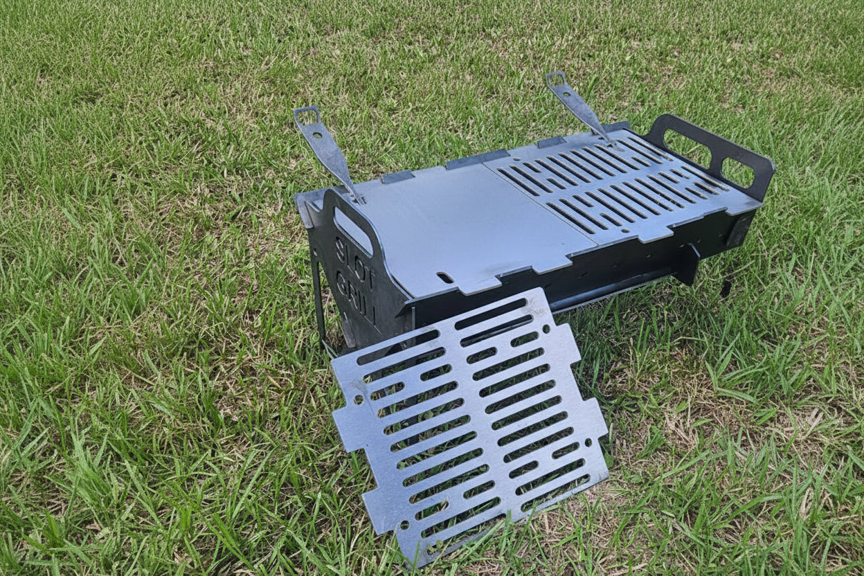 Collapsible Charcoal Grill | Heavy-Duty Steel BBQ – Slot Grill – Slot ...