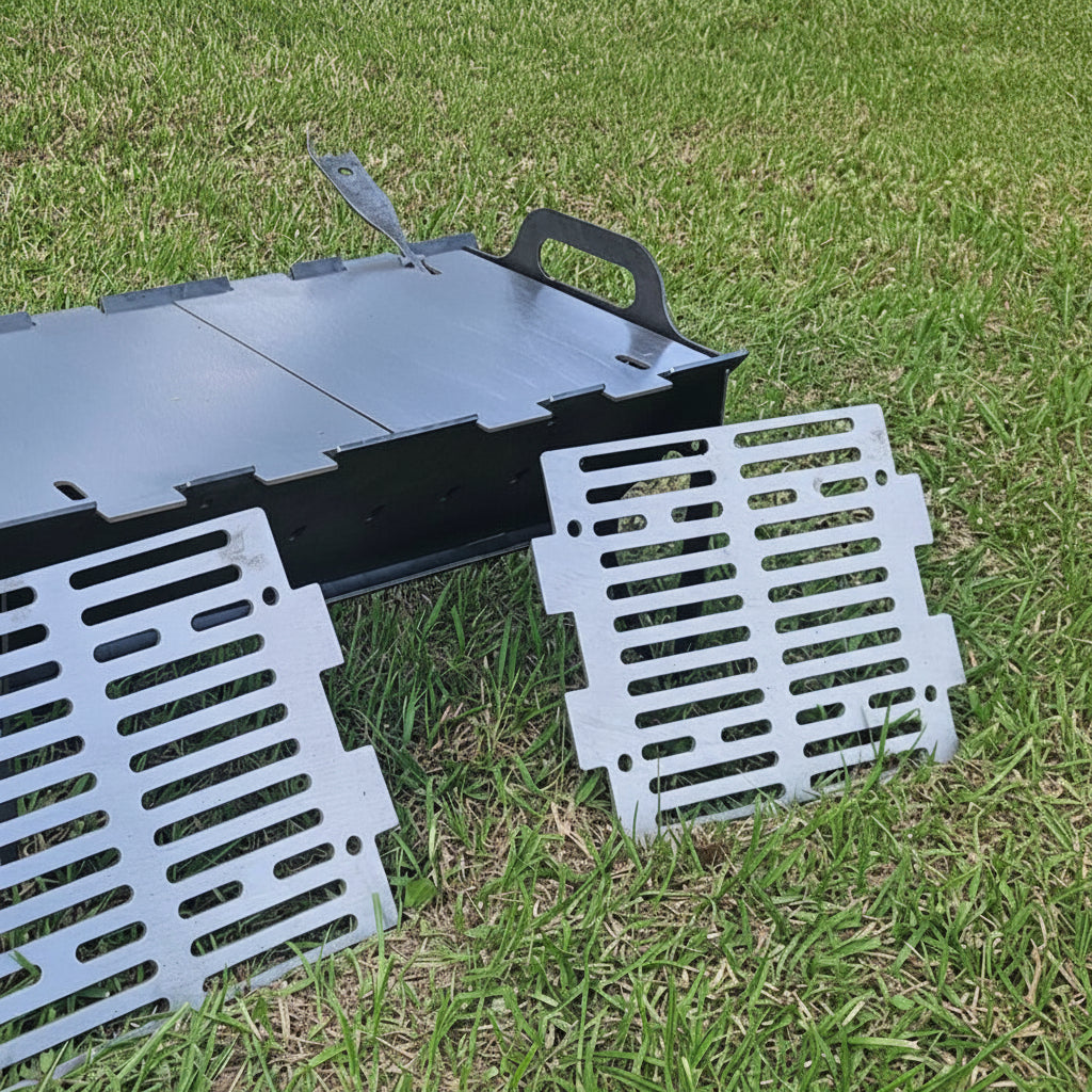Collapsible Charcoal Grill | Heavy-Duty Steel BBQ – Slot Grill – Slot ...