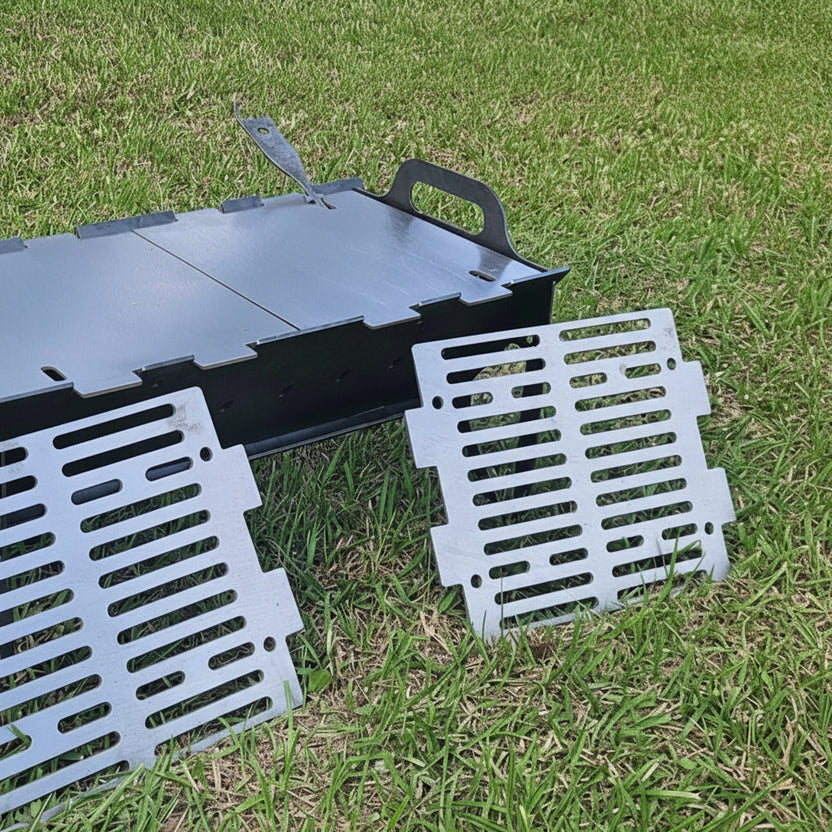 Collapsible Charcoal Grill | Heavy-Duty Steel BBQ – Slot Grill – Slot ...
